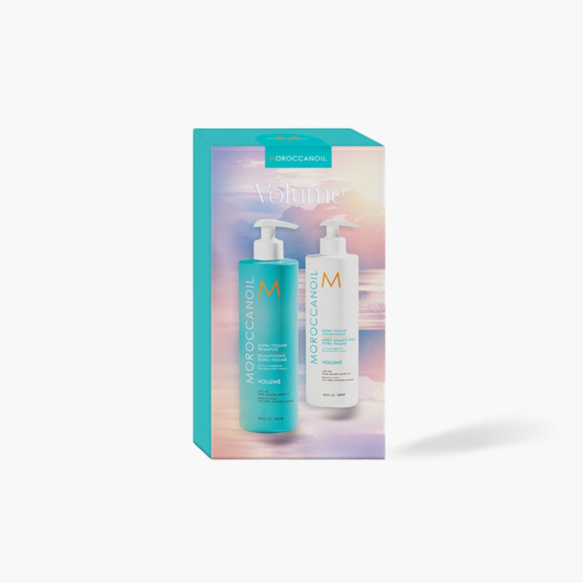 XXL MOROCCANOIL Duo kit 2025 500 ml Volume - set za večji volumen las